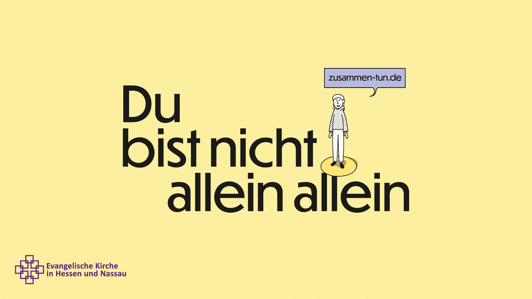 Impulspost zum Thema Einsamkeit: "Du bist nicht allein allein" - EKHN